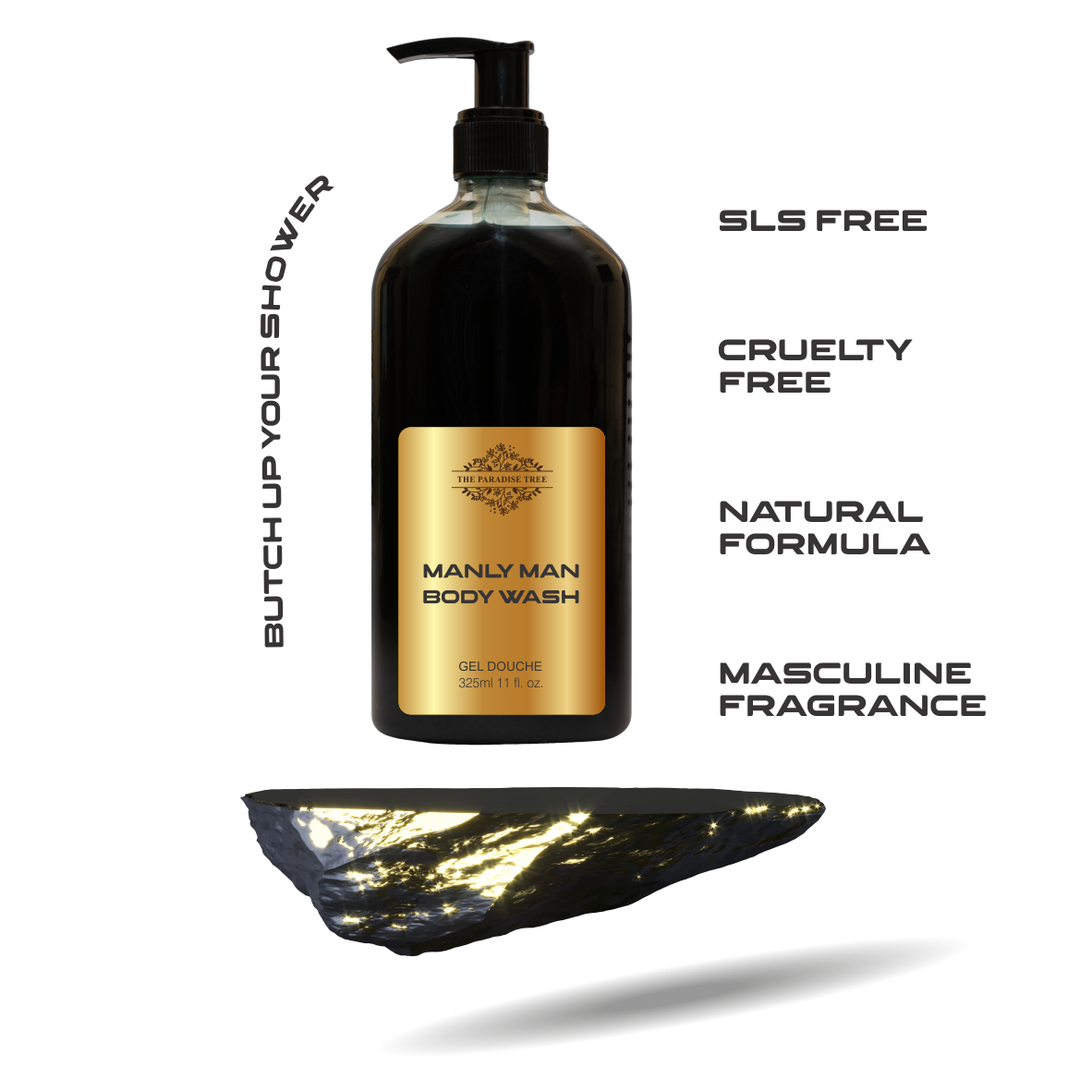 Manly man Body wash-The Paradise Tree